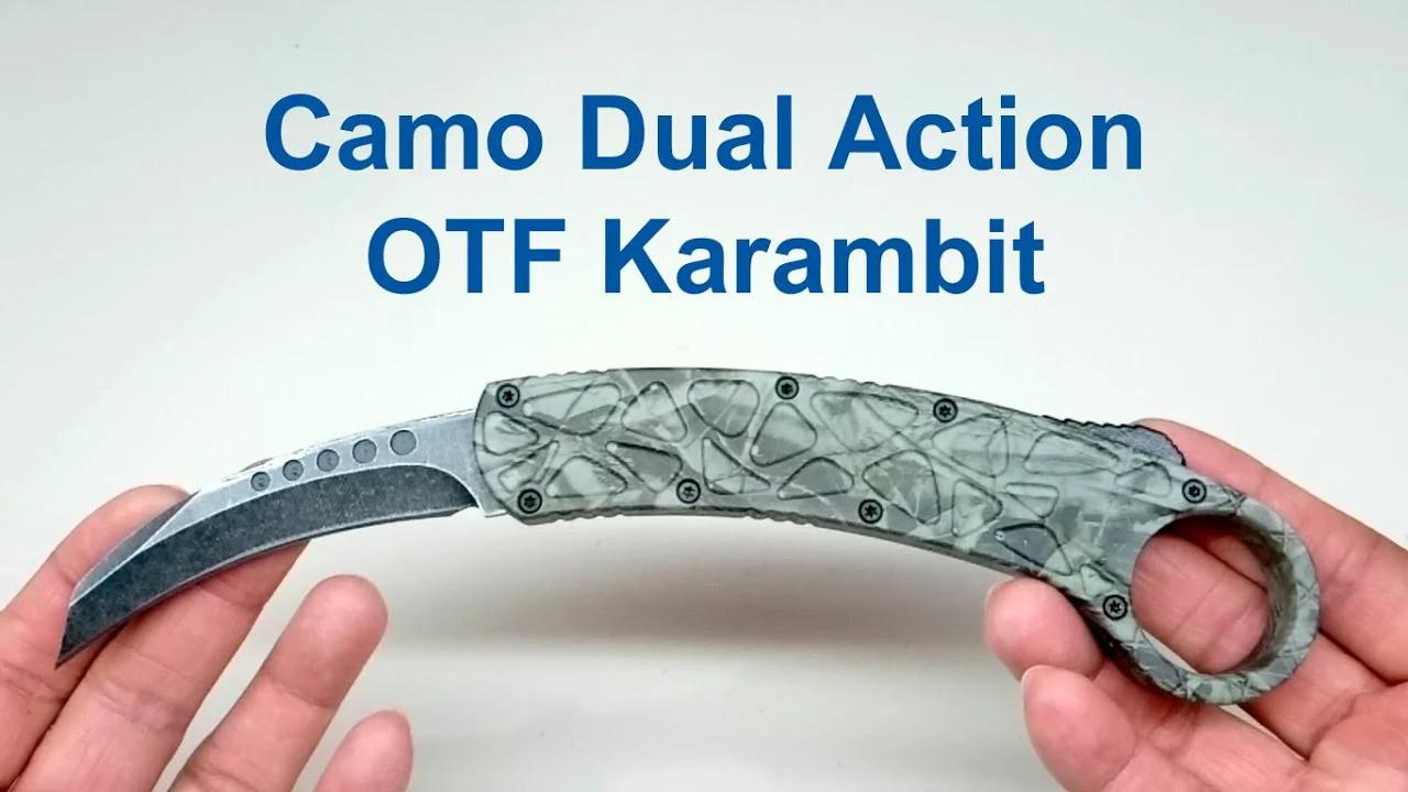 Camo Dual Action OTF Karambit