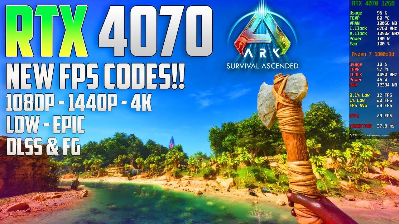 ARK Survival Ascended on the RTX 4070 | 4K - 1440p - 1080p | Epic & Low ...