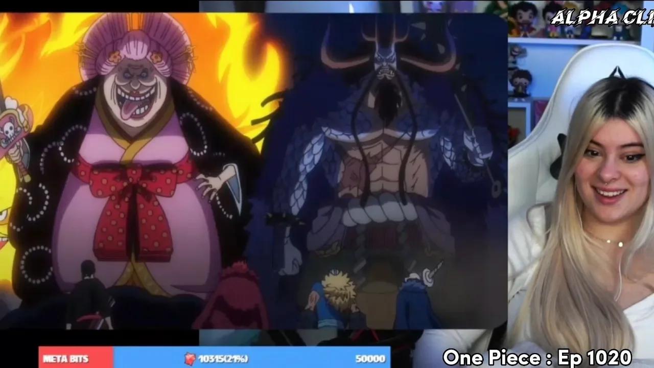 Mariana Alpha - Kaidou Forma Híbrida | One Piece Ep 1021 | React
