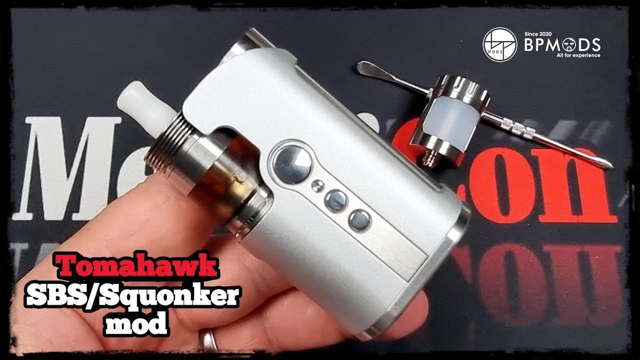 Tomahawk SBS, Squonker Mod by BPMODS "Ελληνική Παρουσίαση" “Greek review“