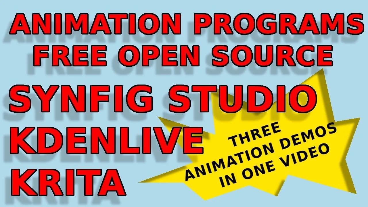 How to create an animation using(Krita | Synfig Studio | Kdenlive) MyLinuxToyBox