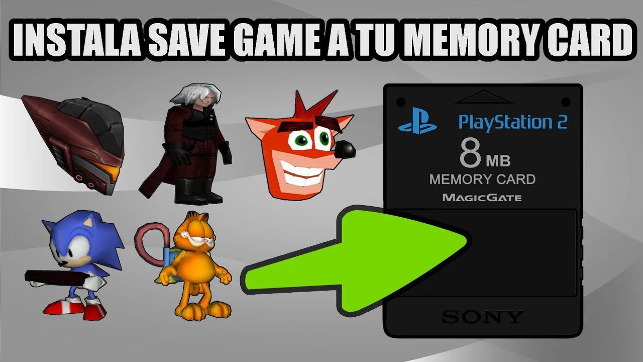 Cómo instalar Save Data o partidas guardadas en tu Memory Card PS2