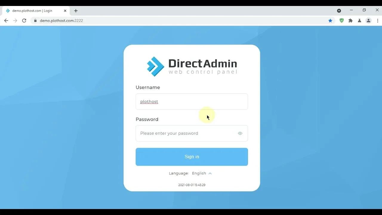 How to configure Security Questions in DirectAdmin