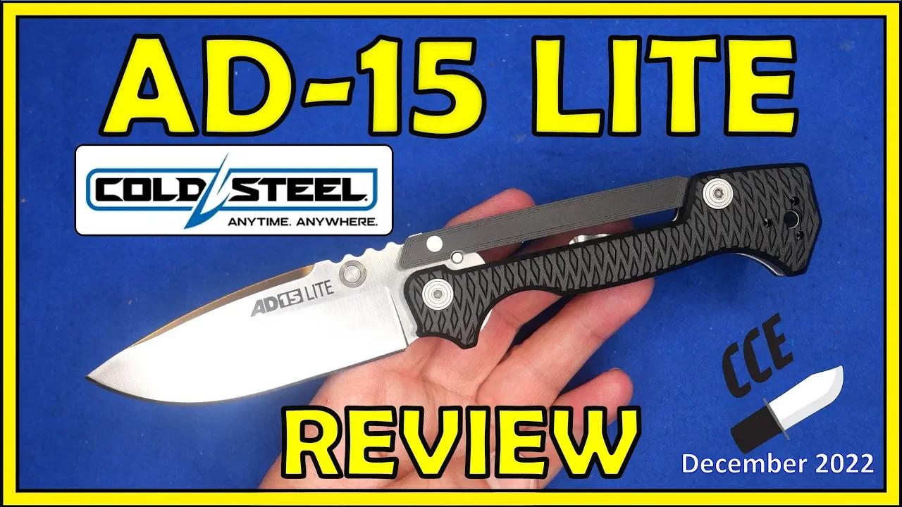 FULL Review of the Cold Steel AD-15 LITE - IS IT WORTH THE COST? (Model ...