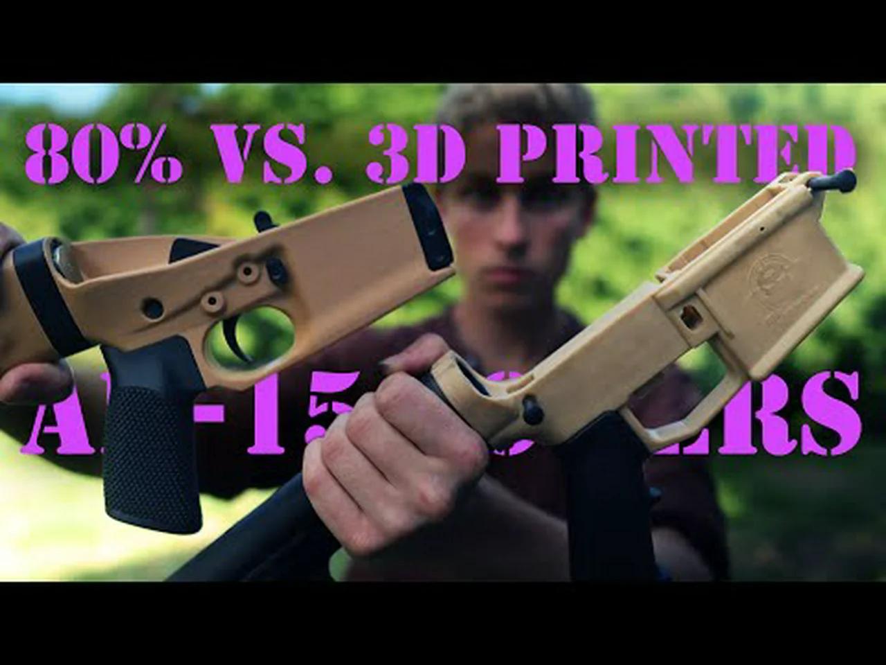 Polymer 80% Lower vs. 3D Printed Lower | Destructive Testing