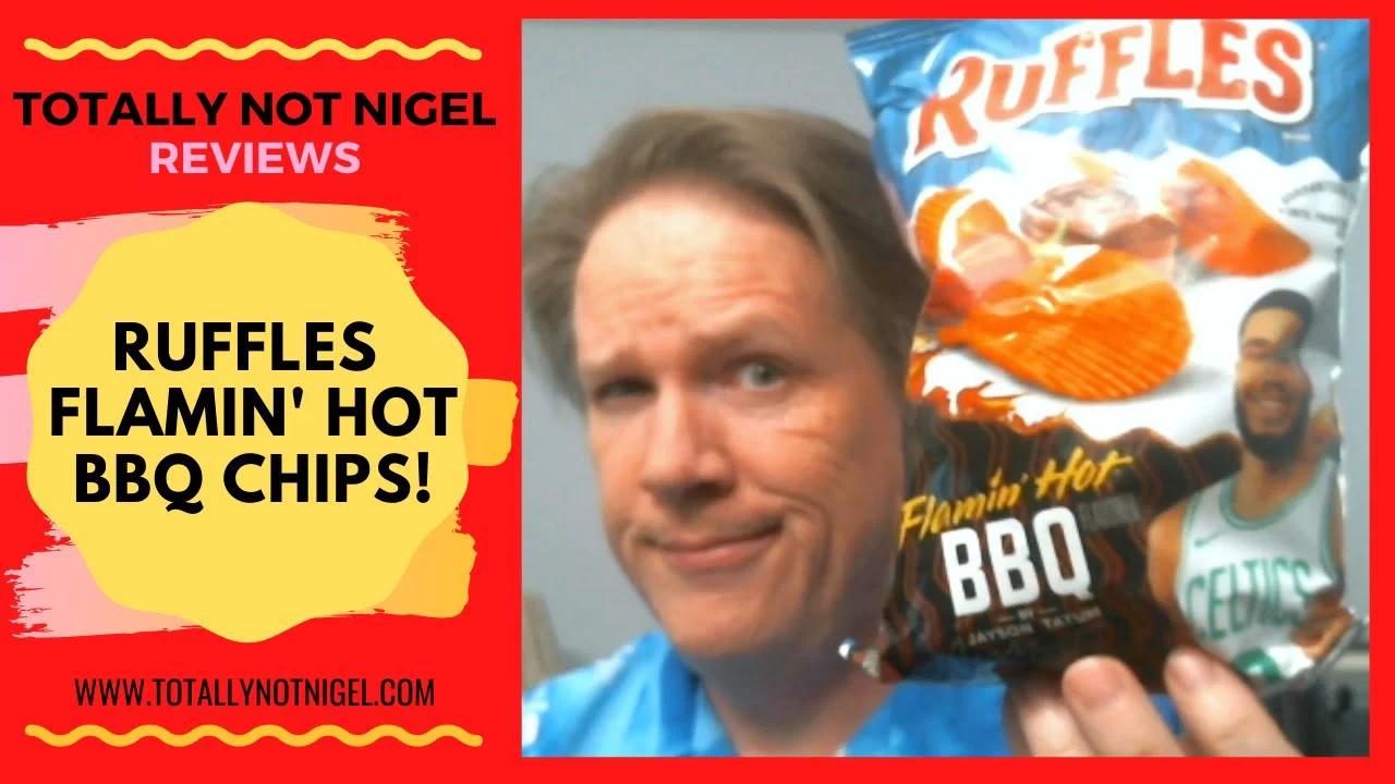 FOOD REVIEW: Ruffles Flamin' Hot BBQ Chips (Part 2 of 3)! TNN Food ...