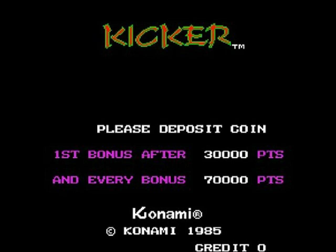 Kicker - Arcade (1985)