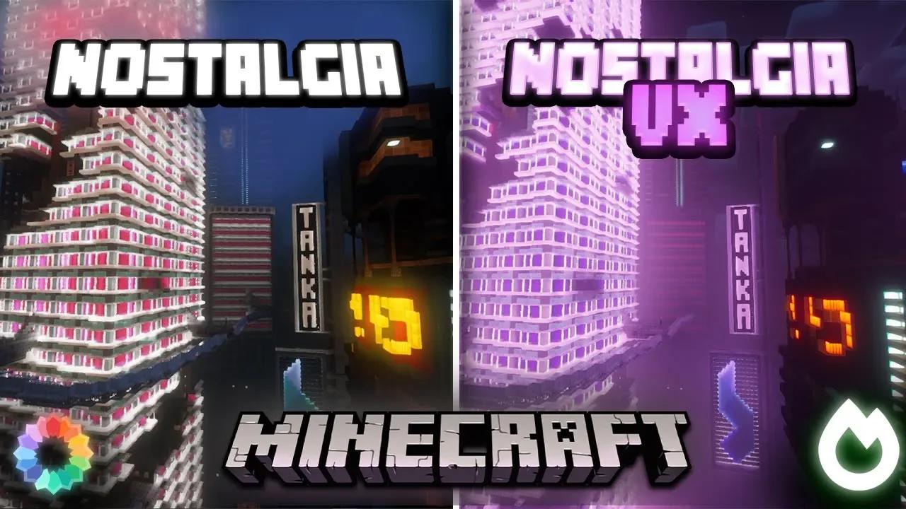 Minecraft Shaders: Nostalgia vs Nostalgia VX in City Cyberpunk 2077 ...