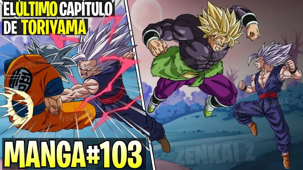 DBS MANGA 103: GOHAN BEAST SUPERA al ULTRA INSTINTO! | BROLY VS GOHAN | El FINAL de la SAGA