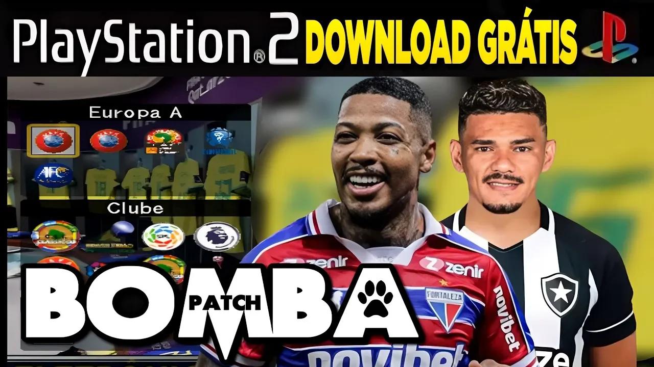 BOMBA PATCH 2024 PS2 ISO DOWNLOAD ATUALIZADO GRÁTIS