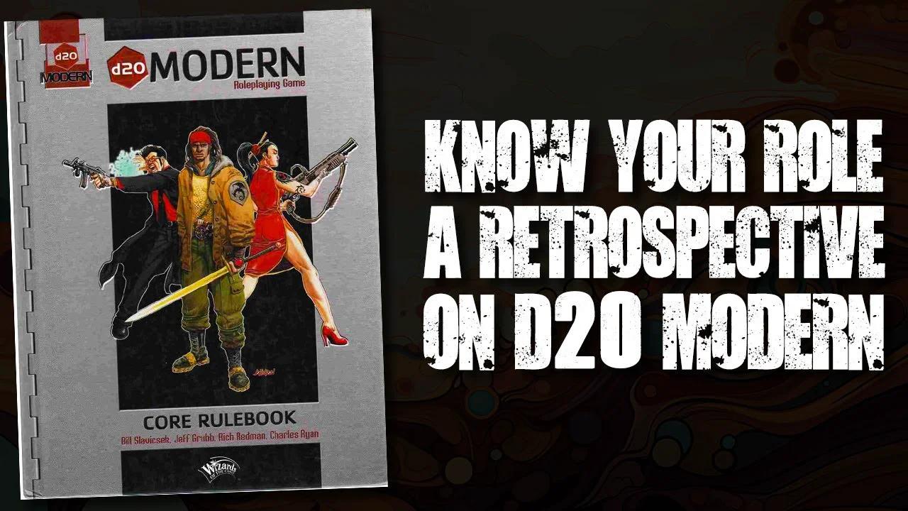 #TTRPG - Know Your Role d20 Modern