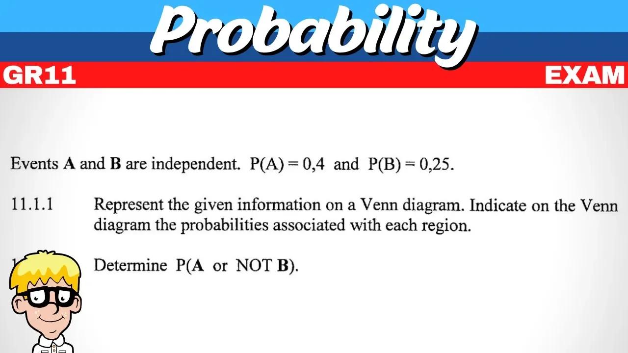 Exam Grade 11 Probability