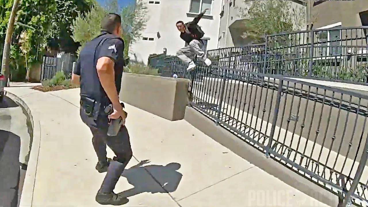 LAPD Cops Shoot Suspect Running Toward Them While Holding a Knife in ...