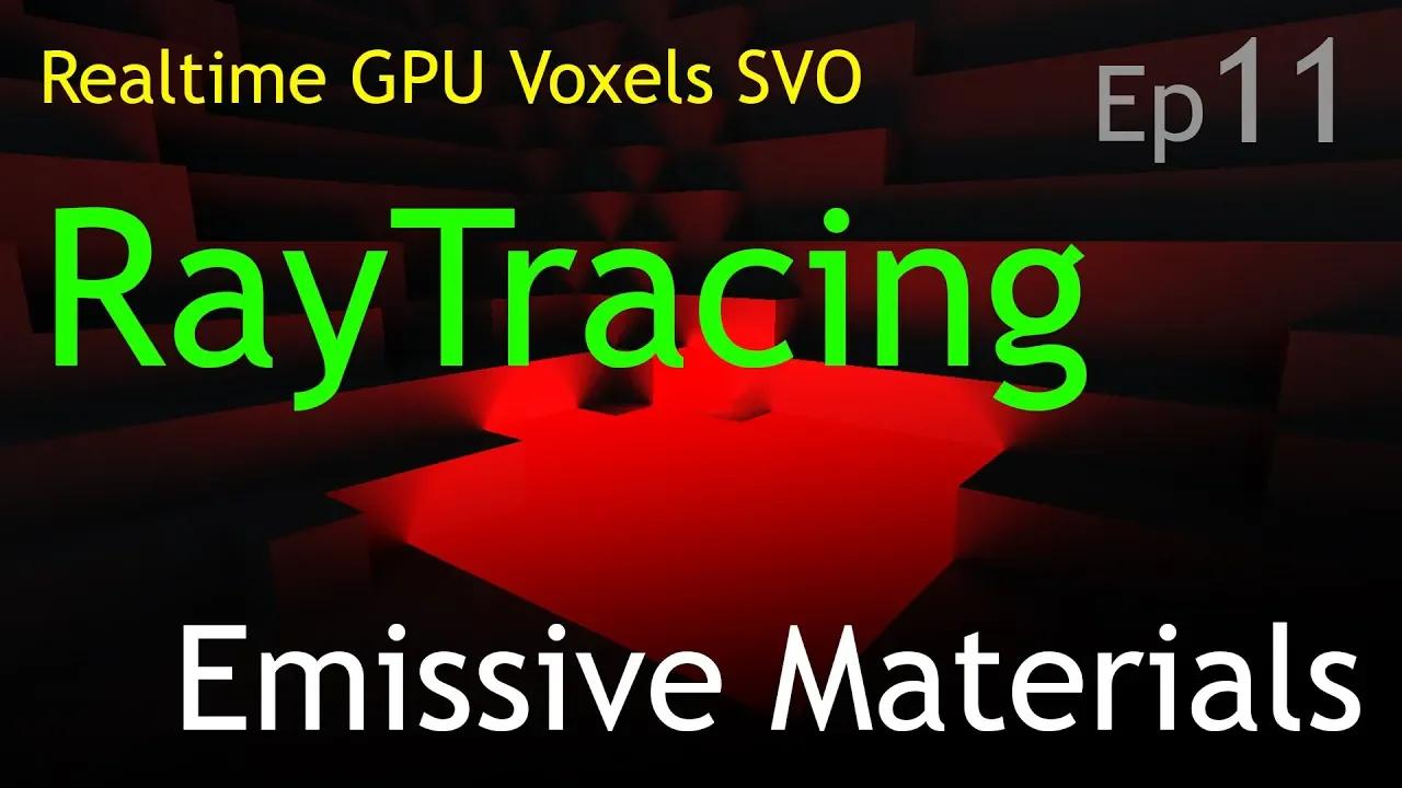 Realtime GPU Pathtracer - Emissive