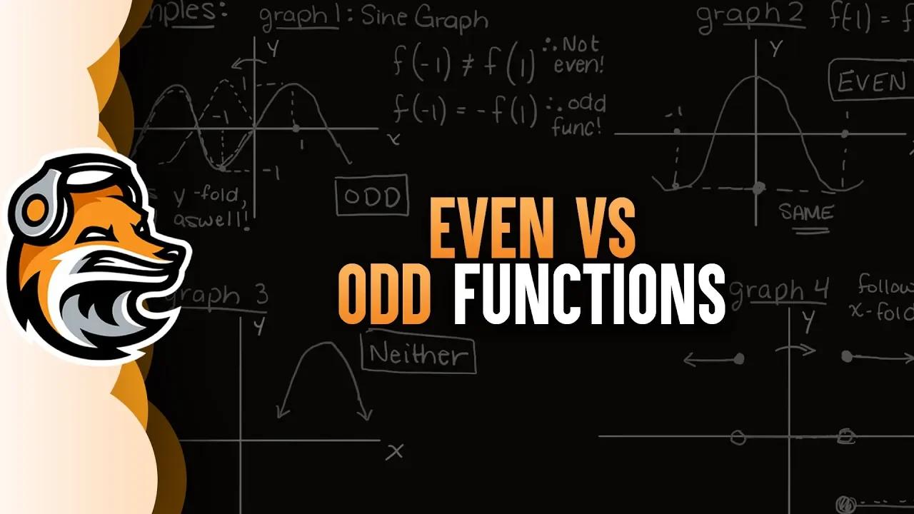 Even Vs Odd Functions