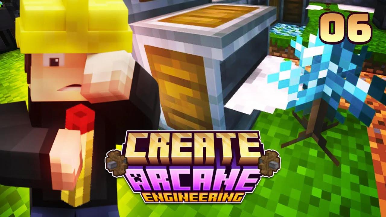 Minecraft: Create Arcane Engineering Ep. 6 - On automatise les arbres à ...