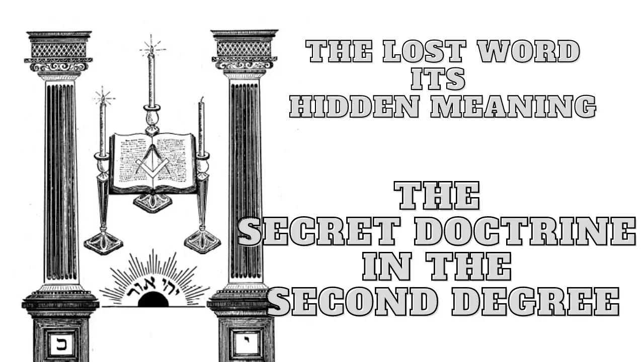 The Secret Doctrine in the Second Degree: REVISITED The Lost Word Its ...