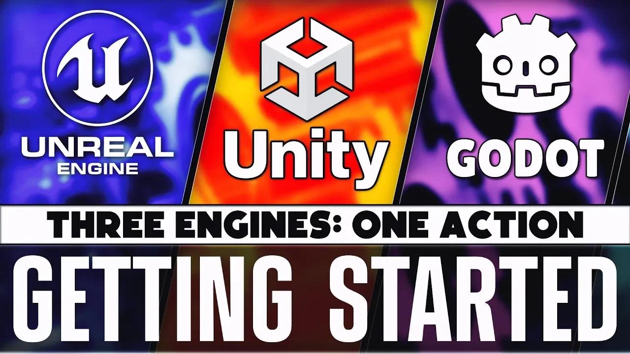 Unity Vs Unreal Vs Godot Getting Started