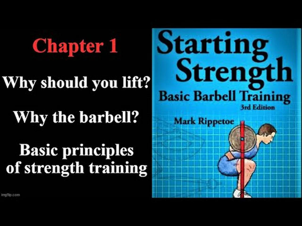 Starting Strength - Mark Rippetoe - Chapter 1 - Strength - Why and How