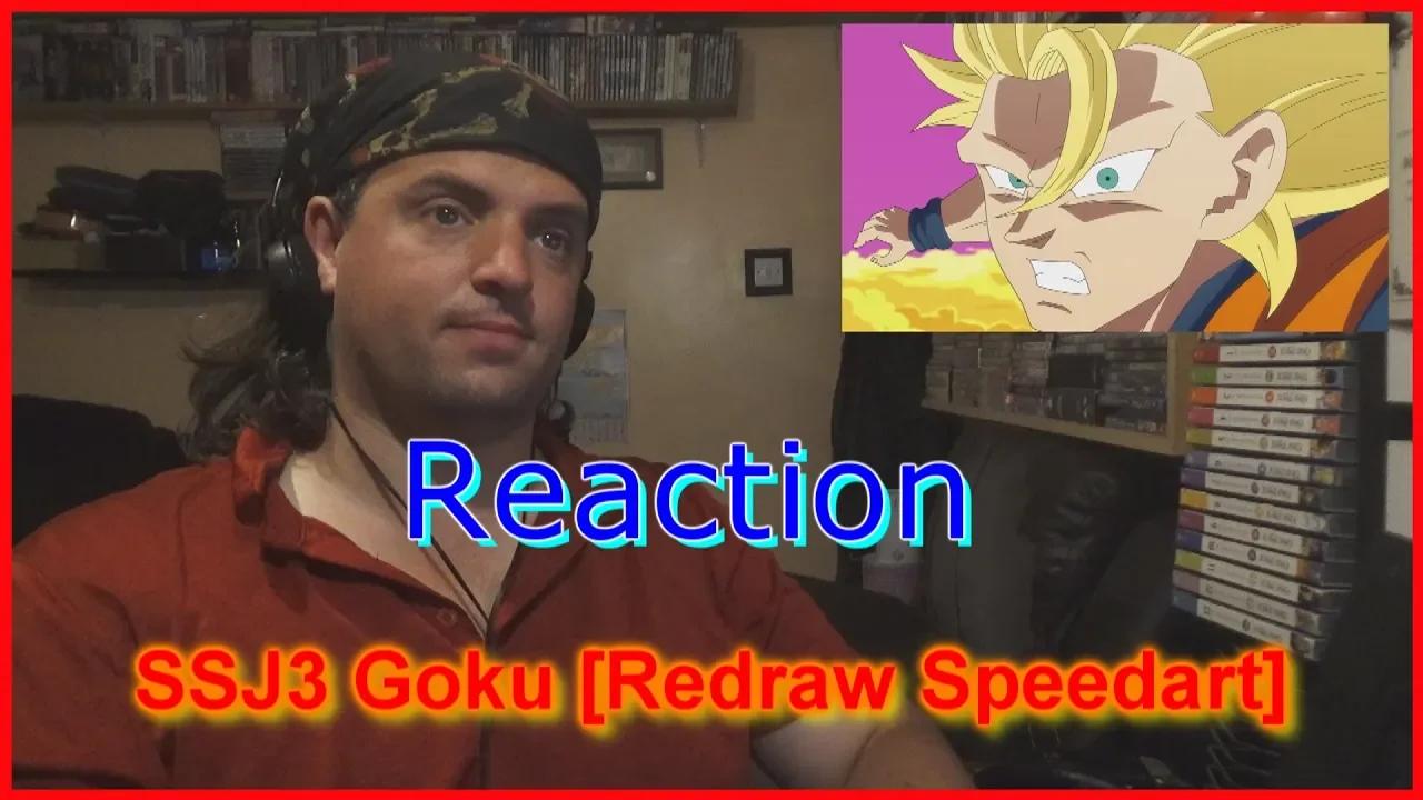 freaky's reaction: SSJ3 Goku [Redraw Speedart]