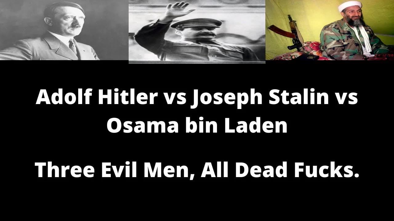 WWE 2K22 Adolf Hitler vs Joseph Stalin vs Osama bin Laden