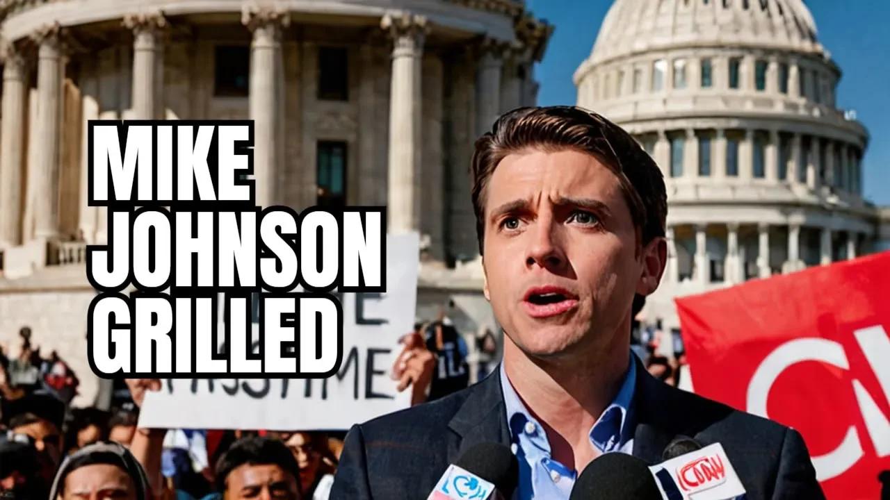 CNN Interviewer EXPOSES Speaker Mike Johnson On Pro-Palestine Protests