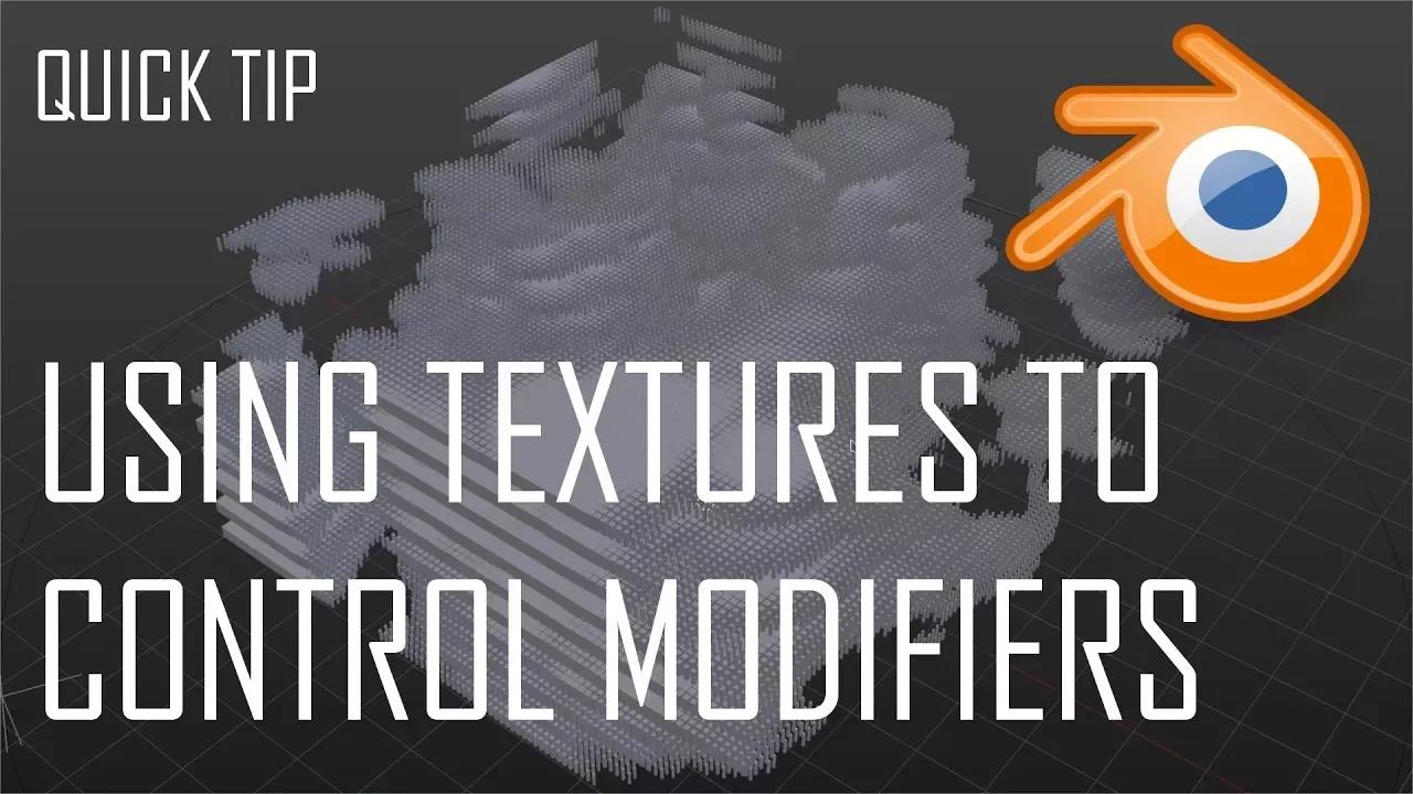 Quick Tip: Controlling Modifiers with Textures [BLENDER]