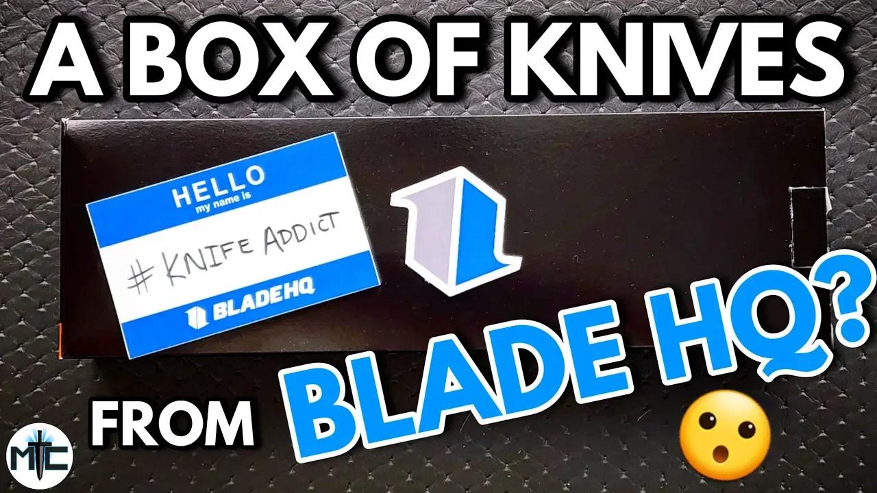 A BIG Box From Blade HQ!? I WONDER WHAT COULD BE INSIDE! (Knives ...