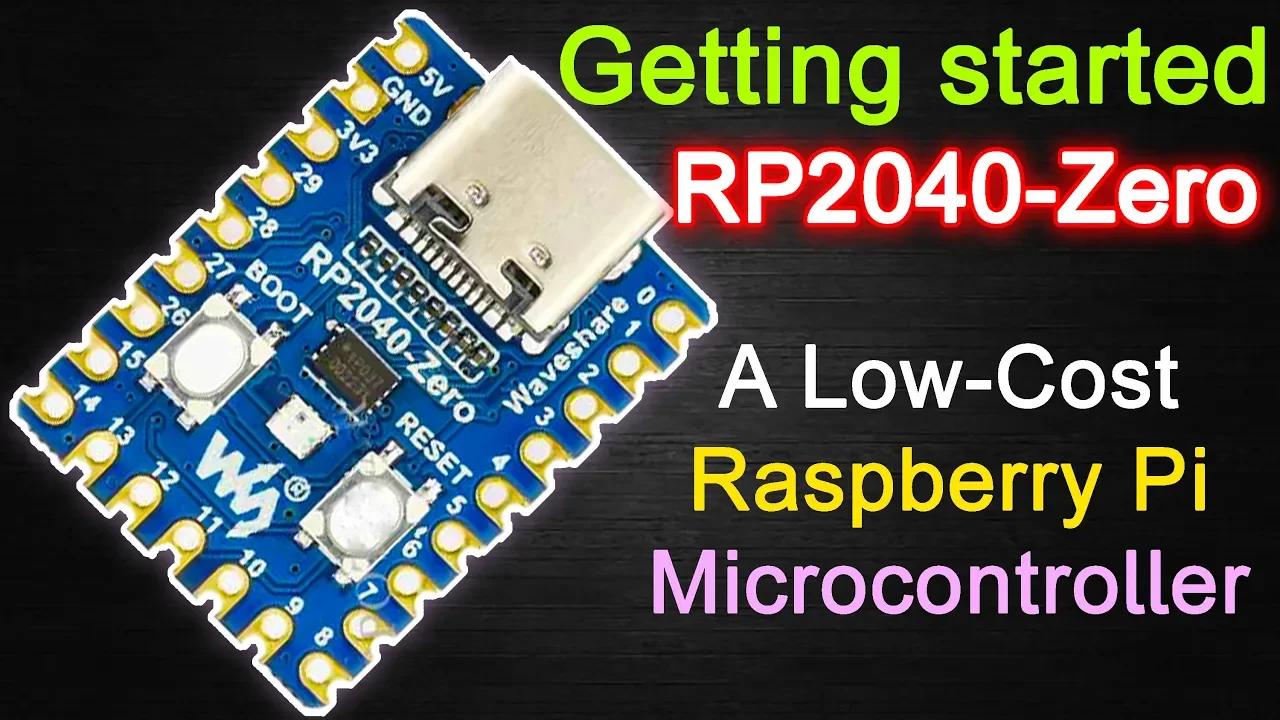 Raspberry Pi RP2040-Zero Microcontroller PICO Development Board || Waveshare RPI PICO Like MCU Board