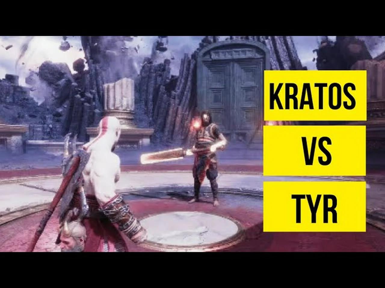 God Of War Ragnarok - Valhalla - Tyr Vs Kratos Classic Skin
