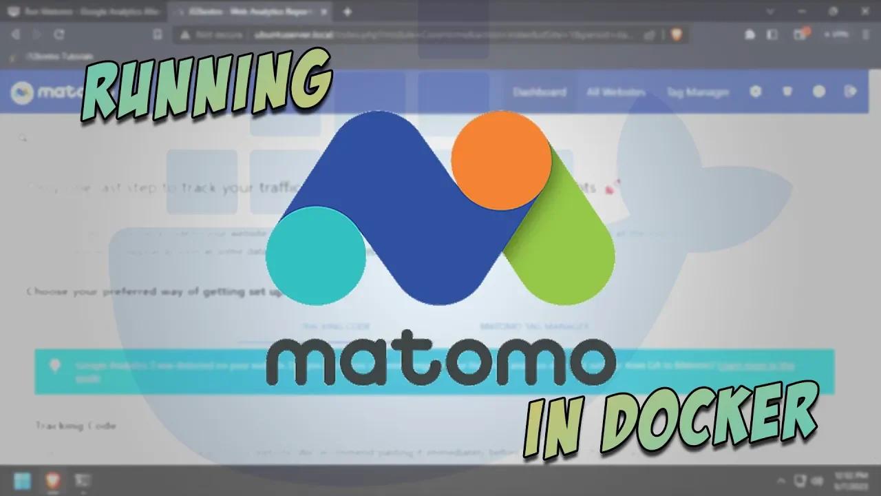 Run Matomo - Google Analytics Alternative - in Docker