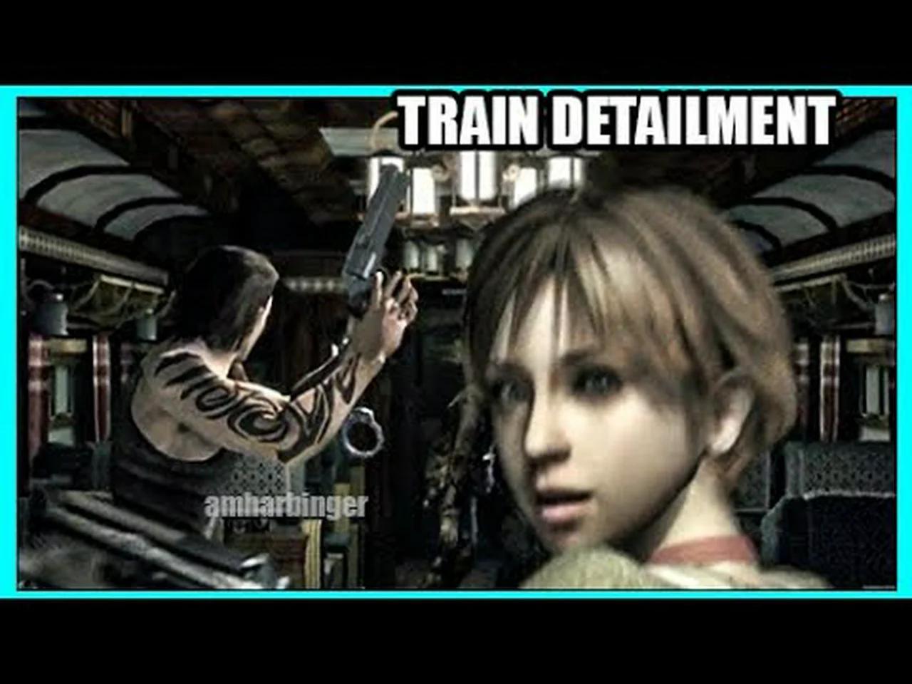 Resident Evil The Umbrella Chronicles HD Train Derailment Walkthrough RE0