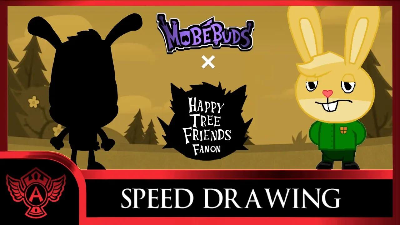 Speed Drawing: Happy Tree Friends Fanon - Nellso | Mobebuds Style