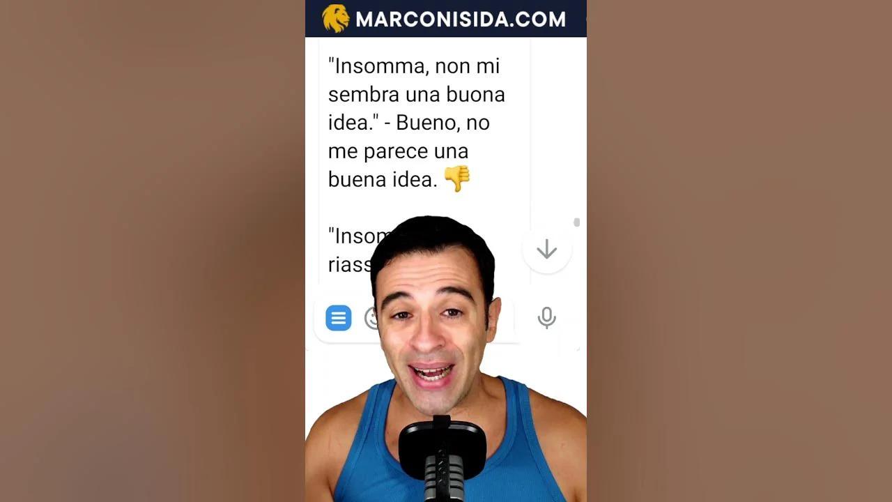 ¿Qué Significa "Insomma" en Italiano 🇮🇹? (3 Ejemplos Concretos con ...