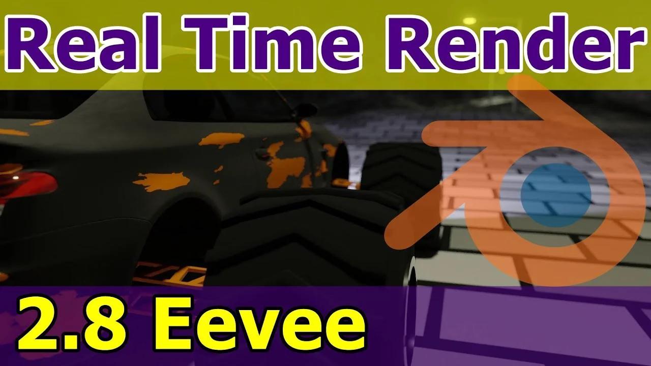 Real Time Eevee Render Test Blender 2 8