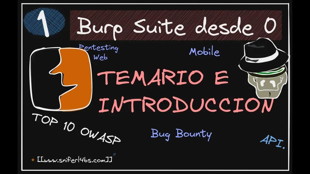 #1 Presentación e Introducción | Burp Suite desde 0