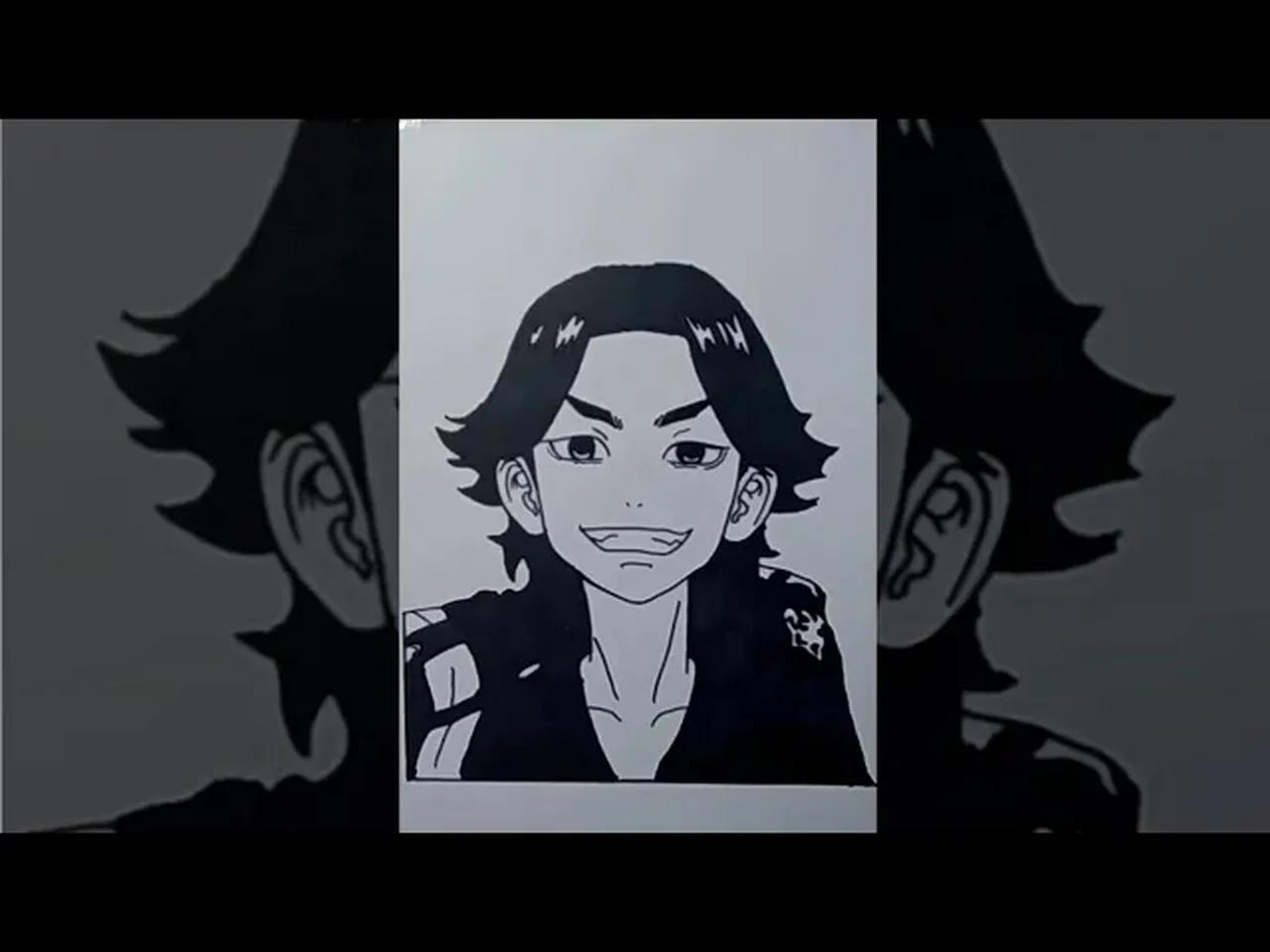 Drawing baji keisuke from Tokyo revengers