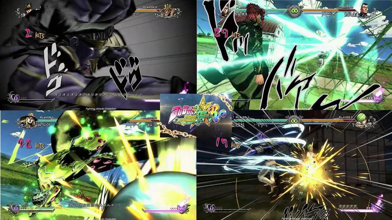 JoJo's Bizarre Adventure All Star Battle R: All Super Moves Attacks