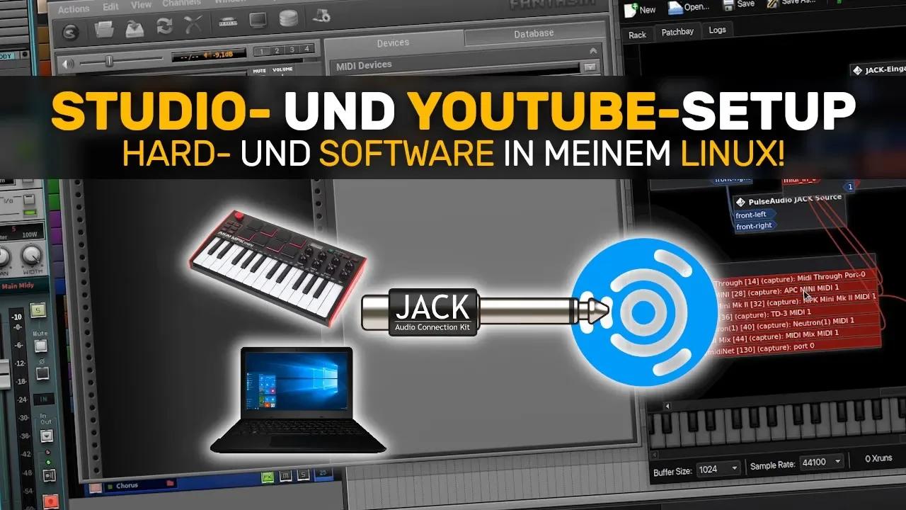 Studio- und Youtube-Setup: Hard- und Software in meinem Linux! | #linux ...