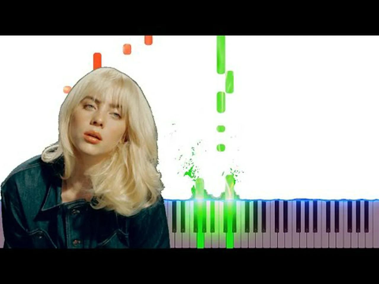 Billie Eilish The 30th Cover Midi tutorial Sheet app Karaoke