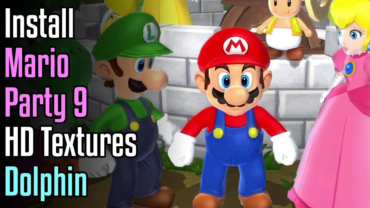 How to Install Mario Party 9 HD Textures in Dolphin Wii Emulator
