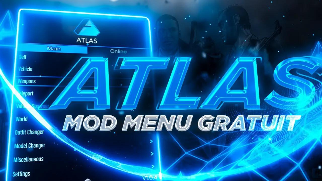 TUTO AVOIR UN MOD MENU GRATUIT SUR GTA 5 ONLINE 1.64 Atlas 1.0.4 Free ...