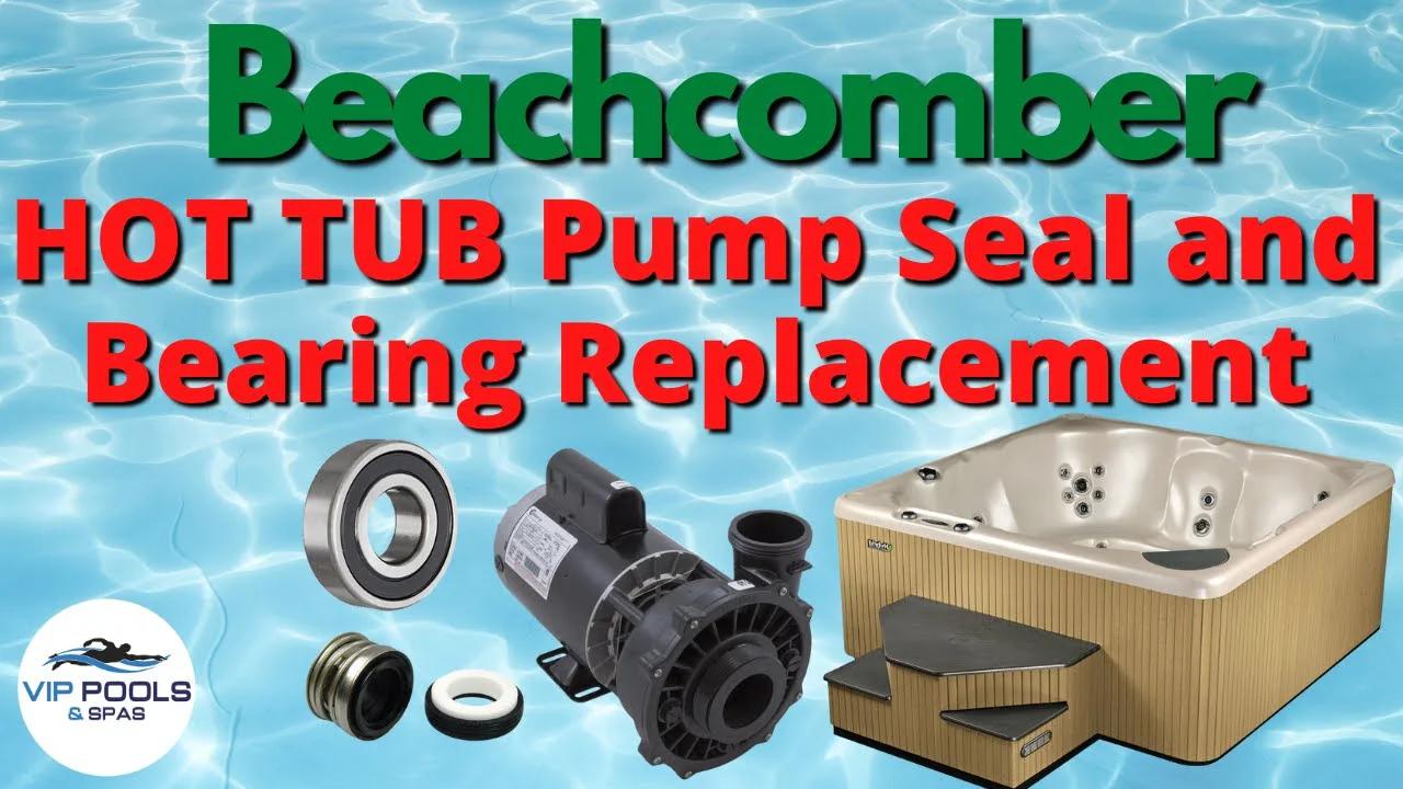 Beachcomber Hot Tub Pump Seal and Bearing Change [ STEP by STEP ]