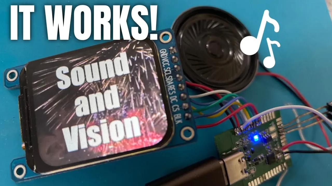 Sound And Vision! ESP32 Streaming Video and Audio