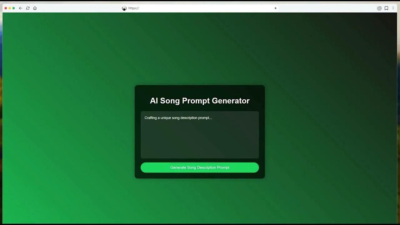 Ai Song Prompt Generator