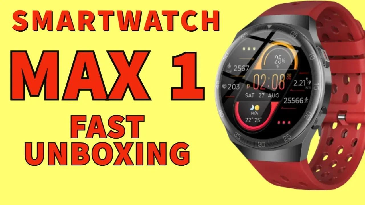 Smartwatch MAX 1 Unboxing Review Senbono Max1 Smart Watch