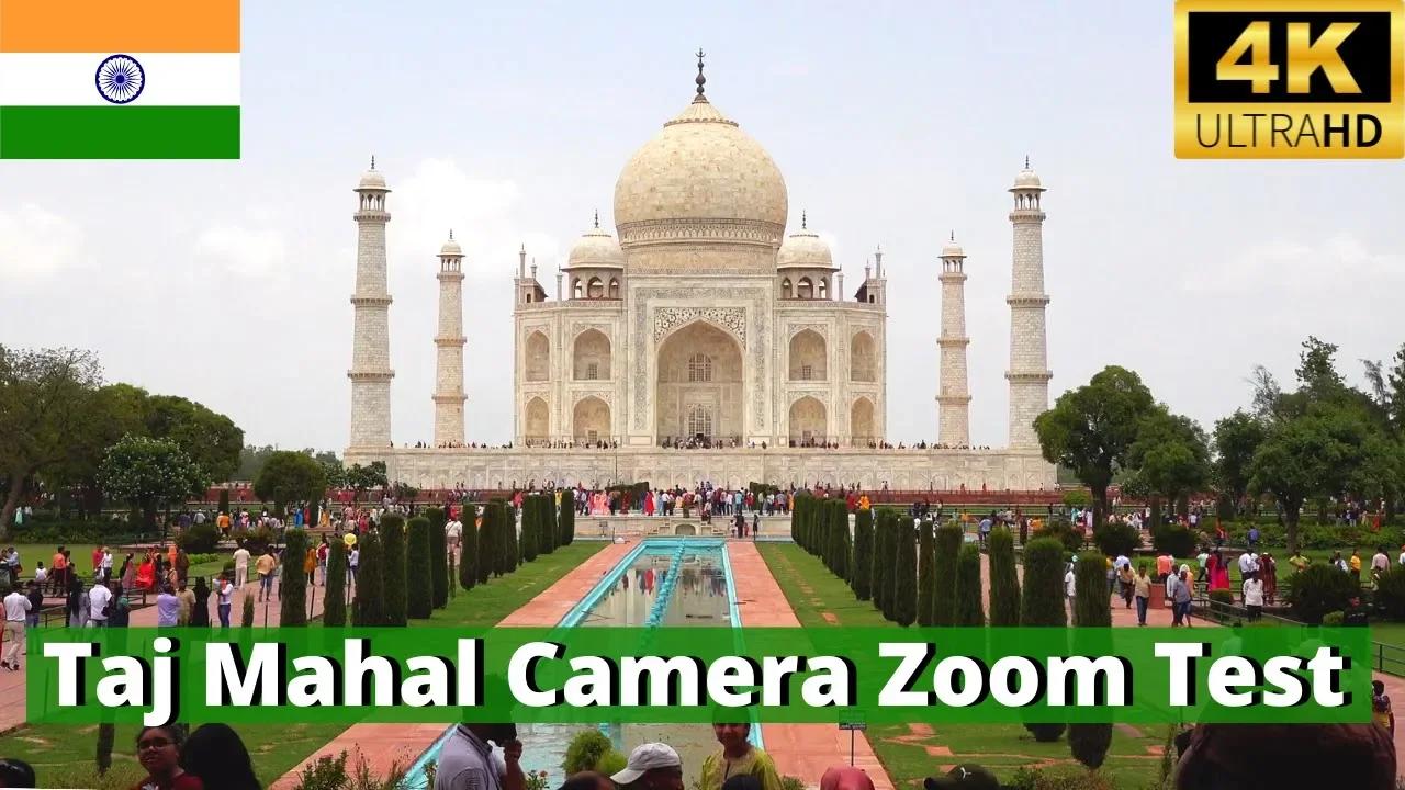 Taj Mahal Camera Zoom Test ⁴ᵏ 🇮🇳 🕌【 Agra, India
