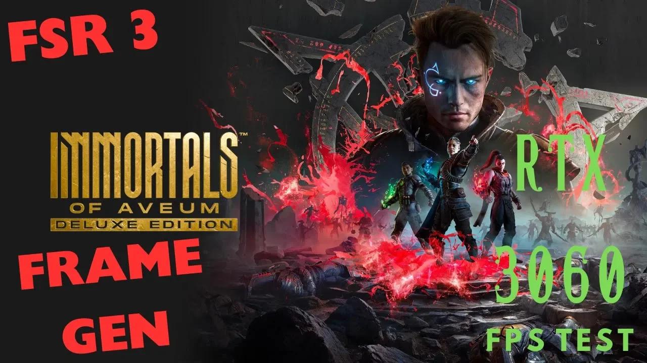 12 GB RTX 3060 Frame Generation - Immortals of Aveum 1440P Test - Low ...