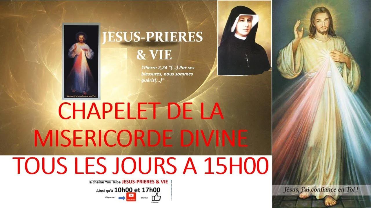 CHAPELET DE LA MISERICORDE DIVINE- 15 NOVEMBRE 2023 DE 15H🌿🕊️