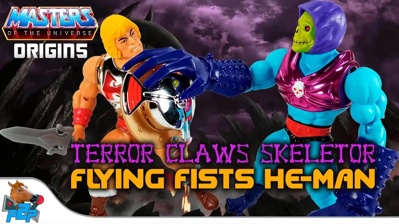 Masters of the Universe Origins -Review- Terror Claws Skeletor & Flying ...